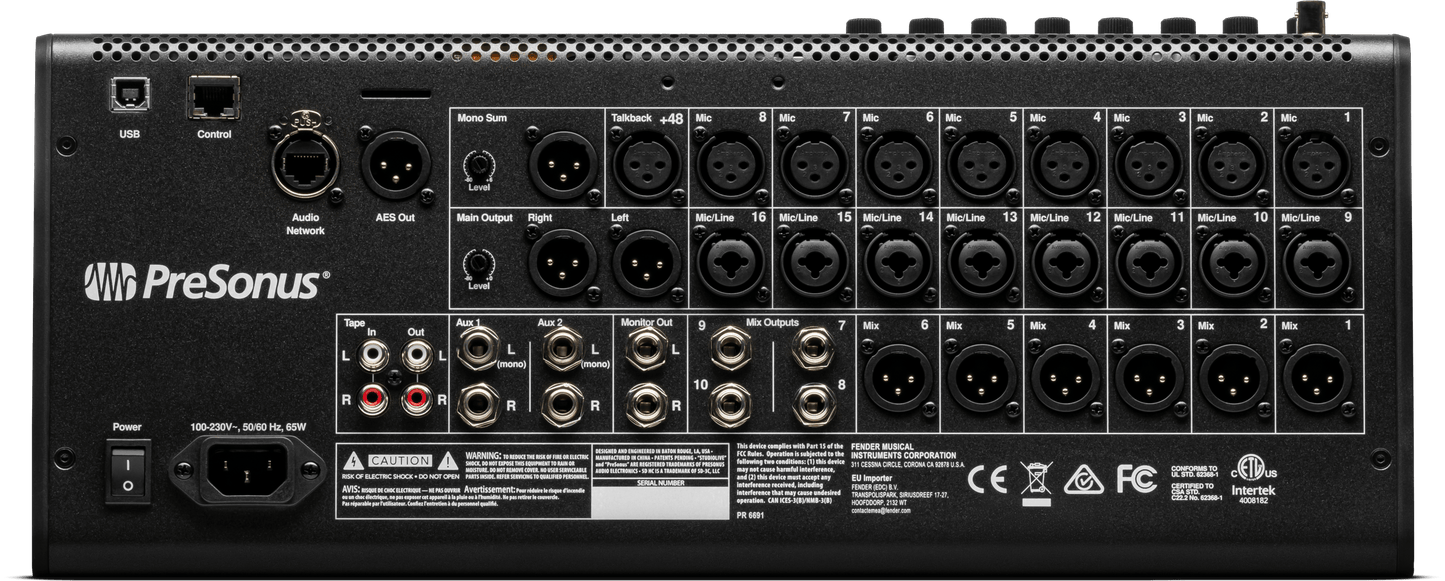 StudioLive® Series III SE 16 Digital Console Mixer – PreSonus